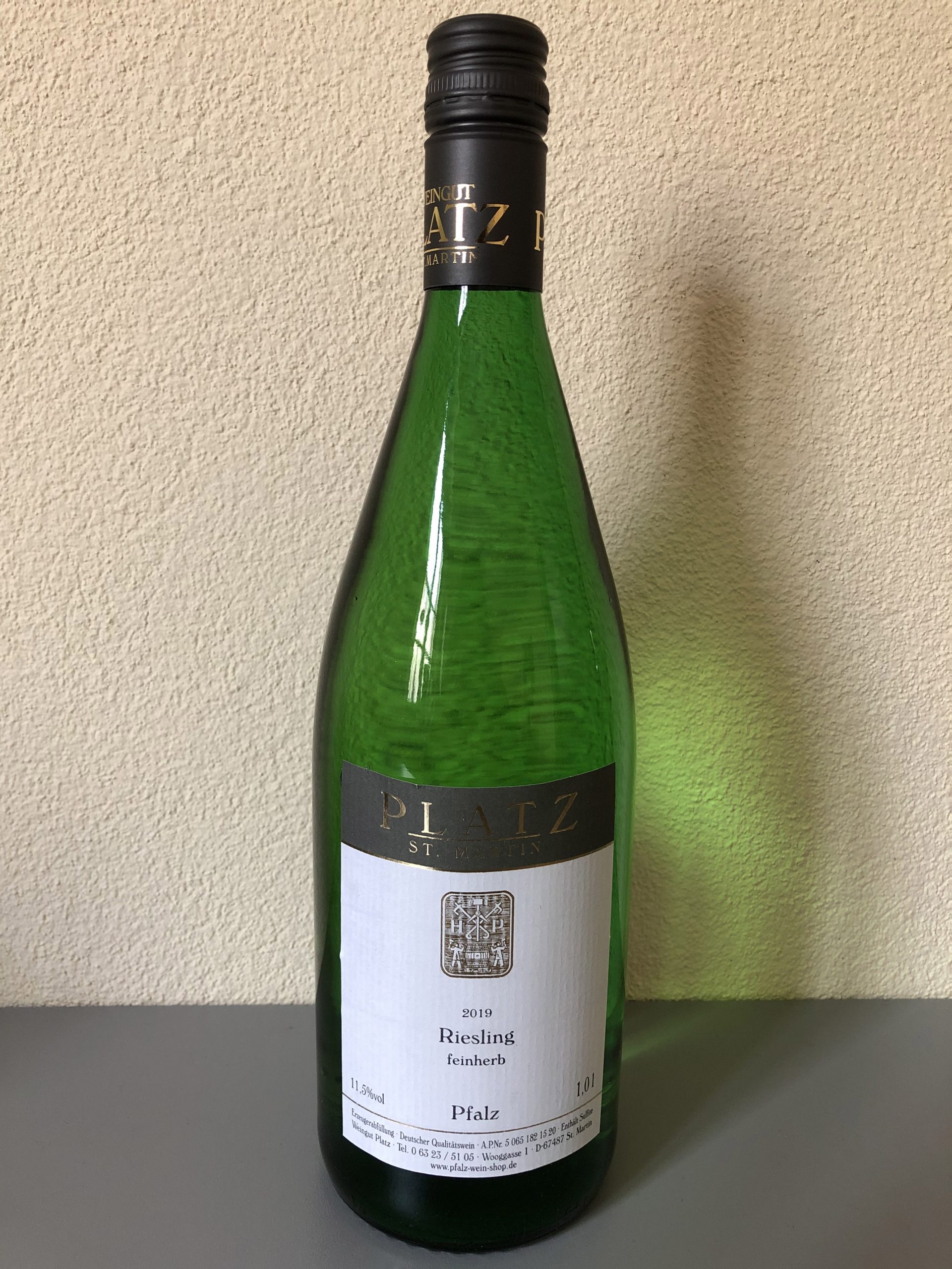 2019 Riesling feinherb - Weingut Platz St.Martin
